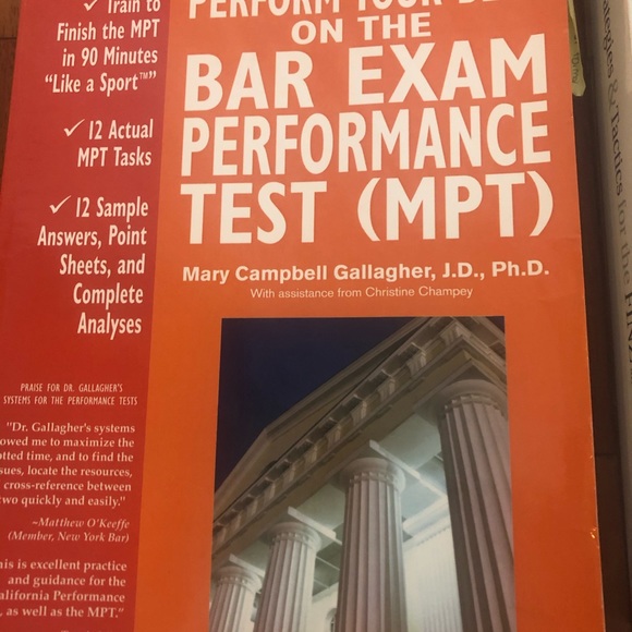 Other | Bar Exam Preparation Books Mbe Mpre Mpt | Poshmark